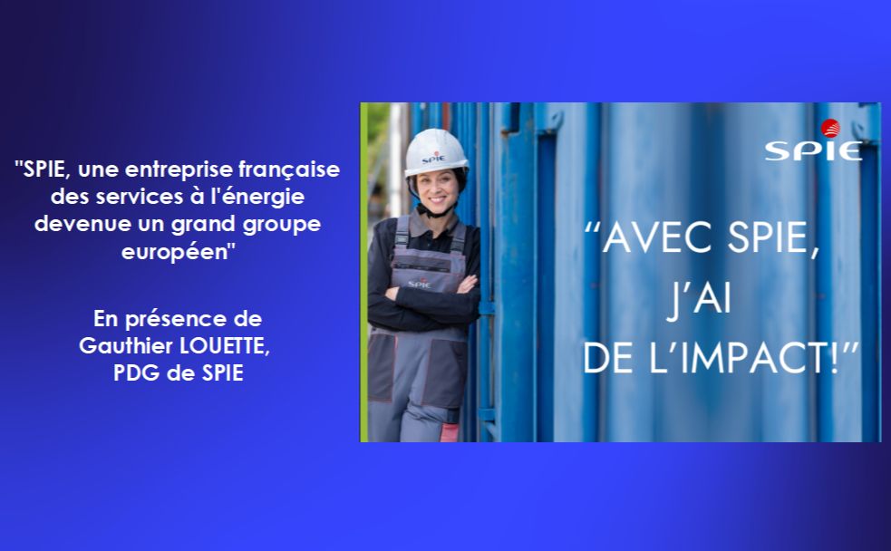 Conférence grand témoin avec Gauthier Louette, PDG de SPIE